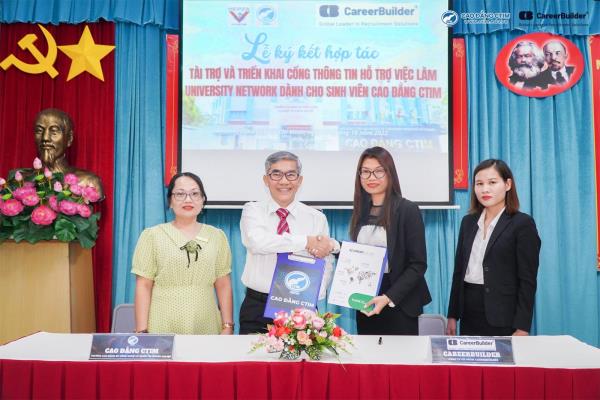 Cao đẳng CTIM & CareerBuilder ký kết triển khai cổng thông tin hỗ trợ ...