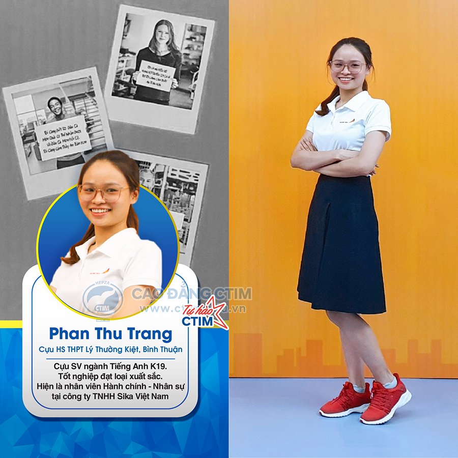 Phan Thu Trang- Cựu HS THPT Lý Thường Kiệt, tỉnh Bình Thuận